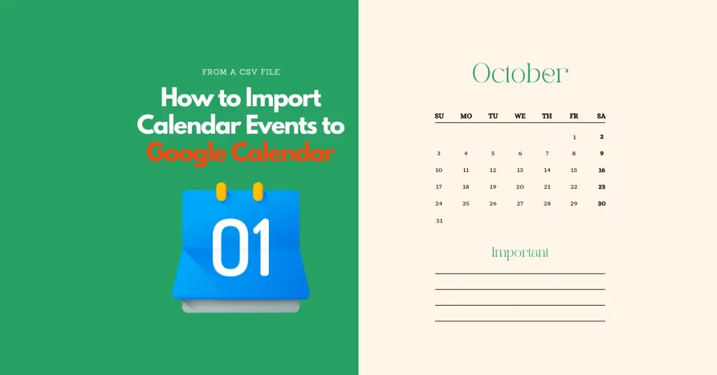 How To Import Events Into Google Calendar Step by Step Guide With A How To Import Events Into Google Calendar Step by Step Guide With A